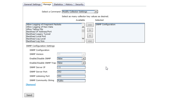 Collector Setup and Management